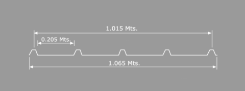 LÁMINA DURALUM TROQUELADA
